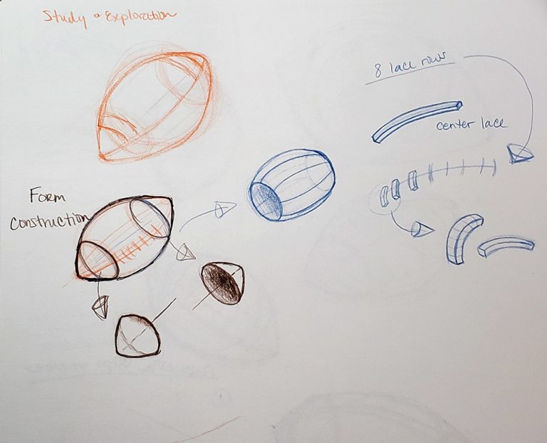 How to draw a football - A Fun & painless football drawing tutorial for ...